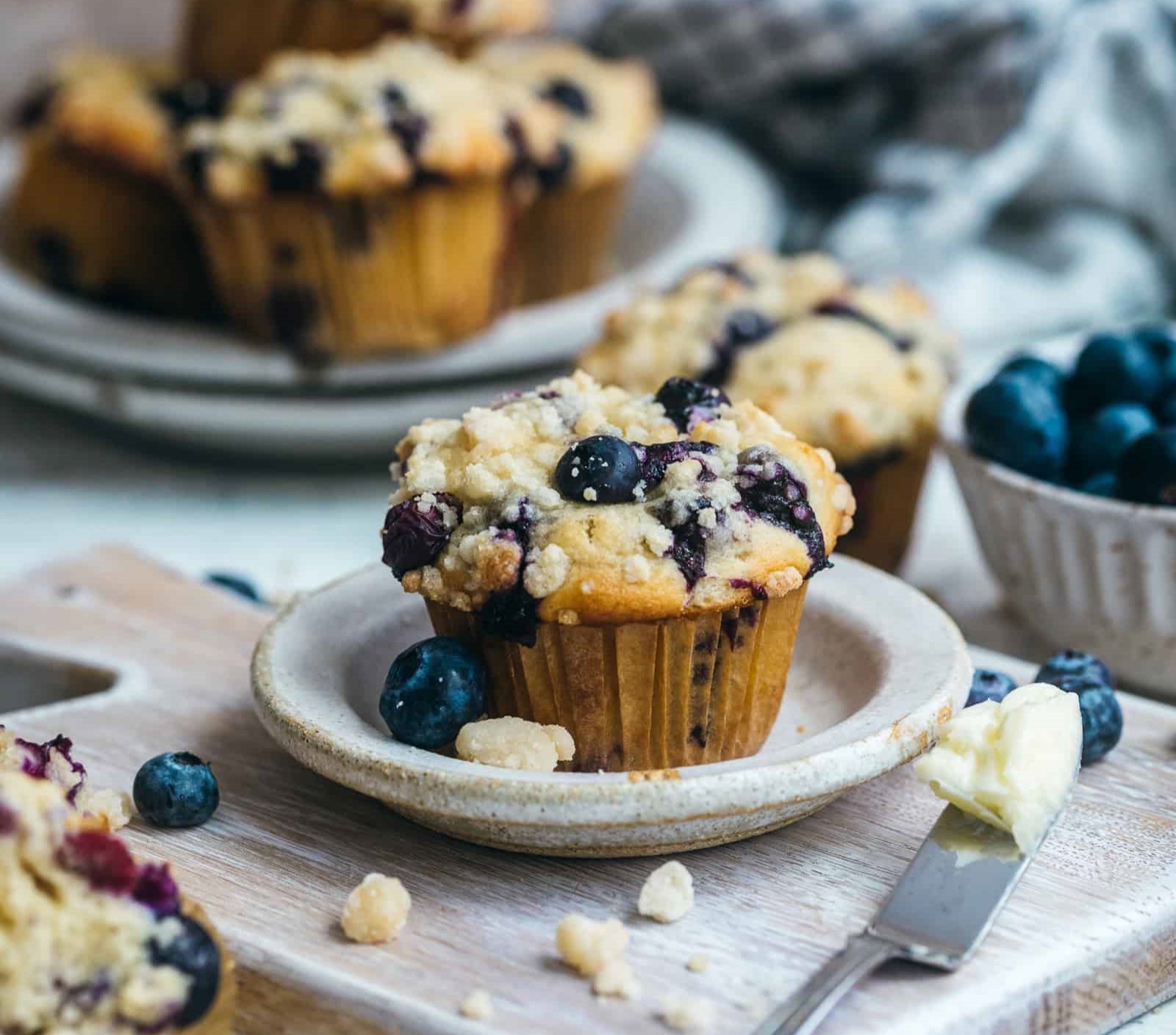 Blauwe bessen muffins | Heerlijk & gezond | cakemaken.nl